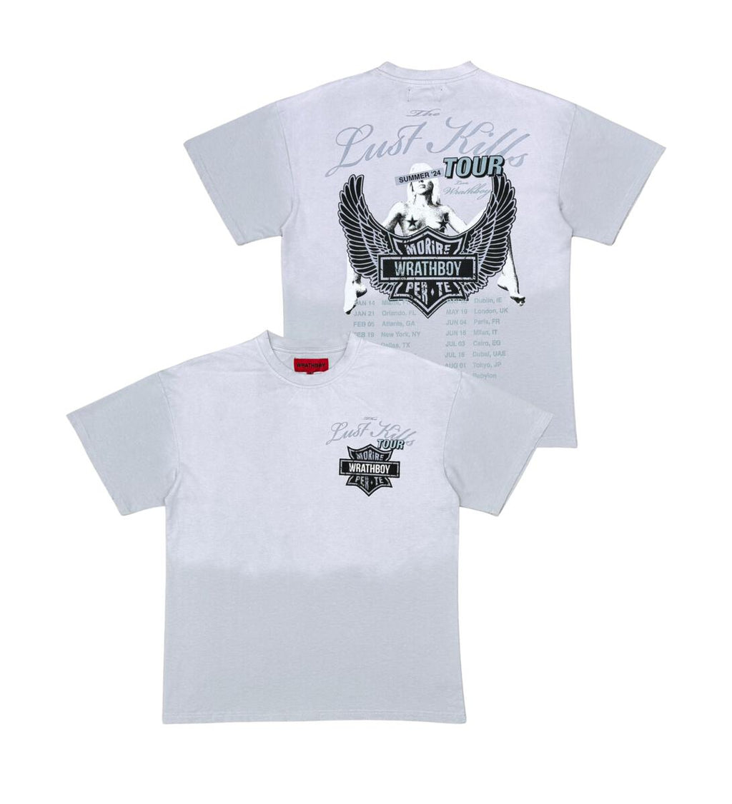 WRATHBOY LUST KILLS TOUR TEE (LT. GREY) – The Shop 147