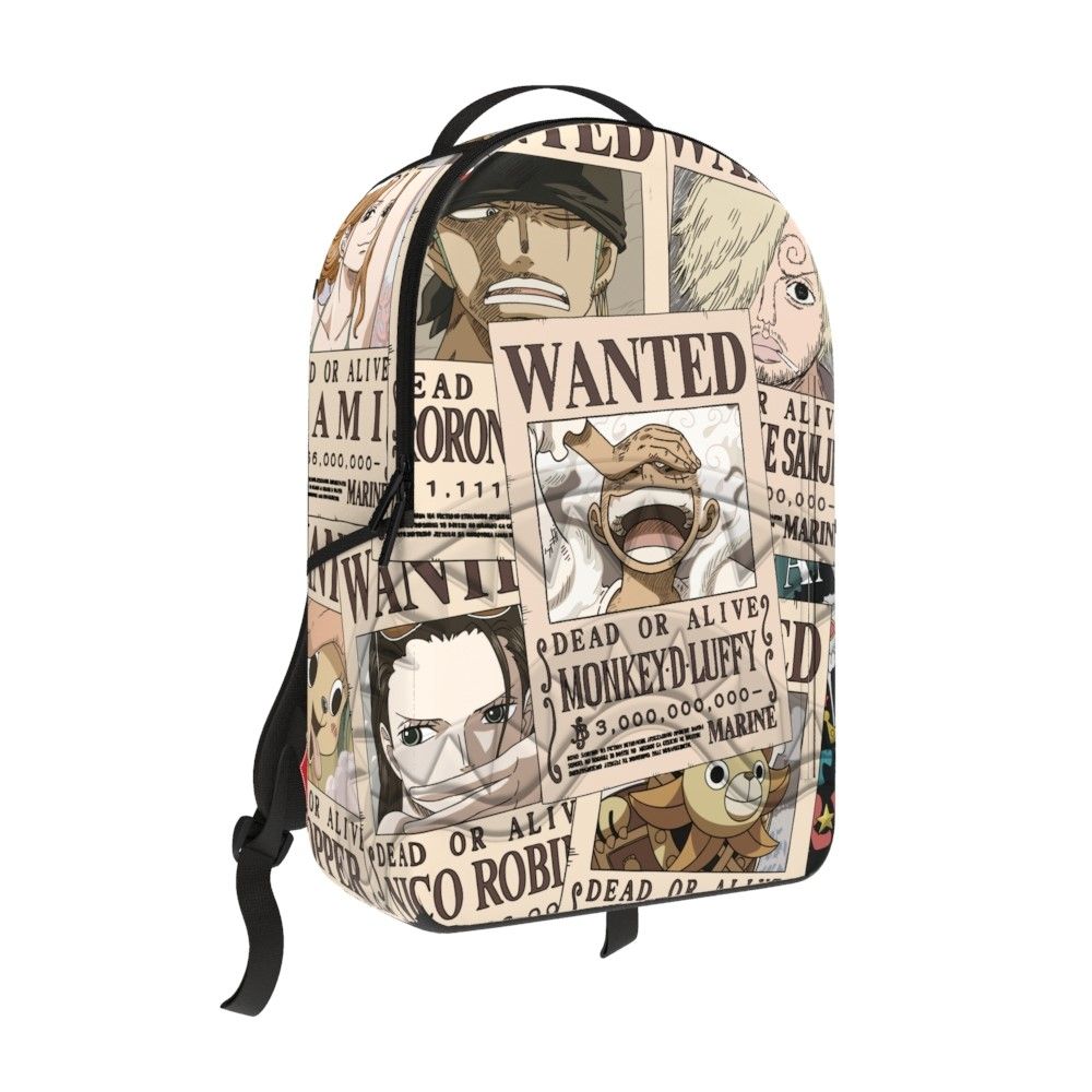 Sprayground ONE PIECE WANTED SHARK POSTERS BACKPACK – The Shop 147
