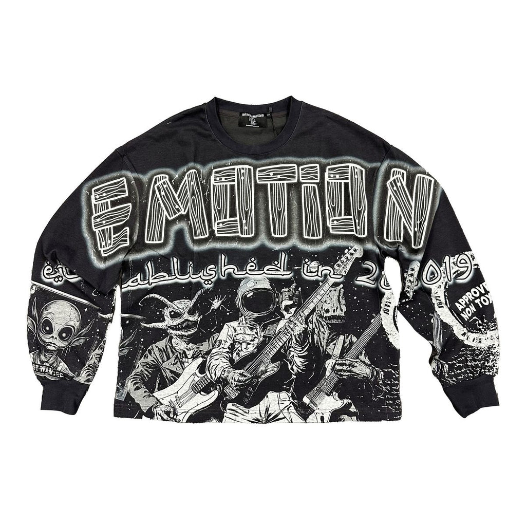 MIXED EMOTIONS Astro Long Sleeve (Black) – The Shop 147