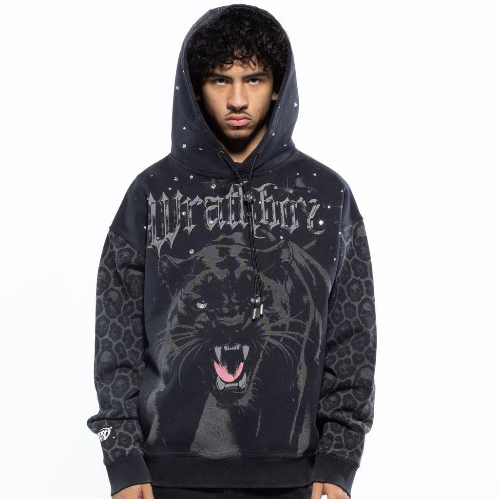 Wrathboy Black panther hoodie (Black) – The Shop 147